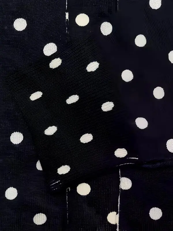 Play Comme Des Garcon Polka Dot Cardigan - Blue
