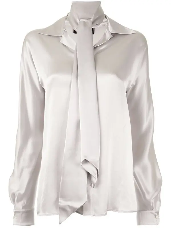Dsquared2 Silk Pussy Bow Shirt