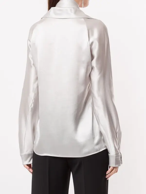 Dsquared2 Silk Pussy Bow Shirt