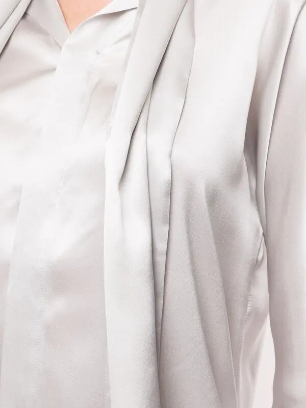 Dsquared2 Silk Pussy Bow Shirt