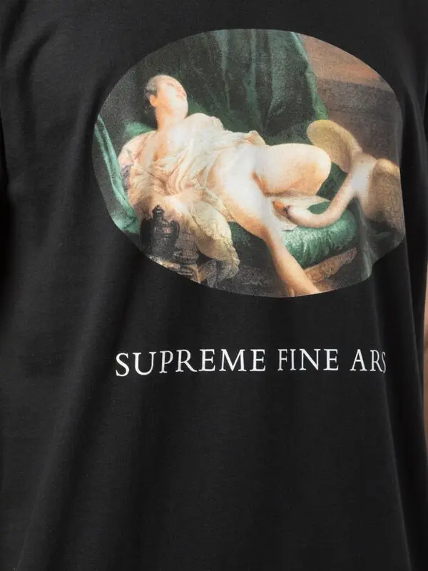 Supreme Leda And The Swan T-Shirt - Black | Editorialist
