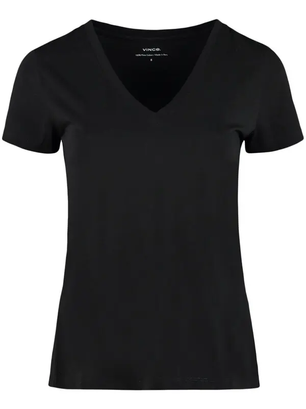 Vince V-neck T-shirt - Black