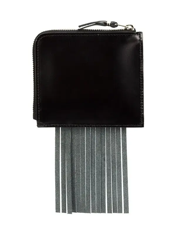 Comme Des Garçons Fringed Cardholder - Black