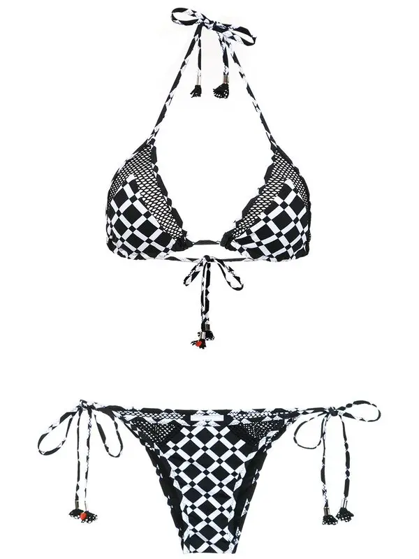 AMIR SLAMA Printed Bikini Set