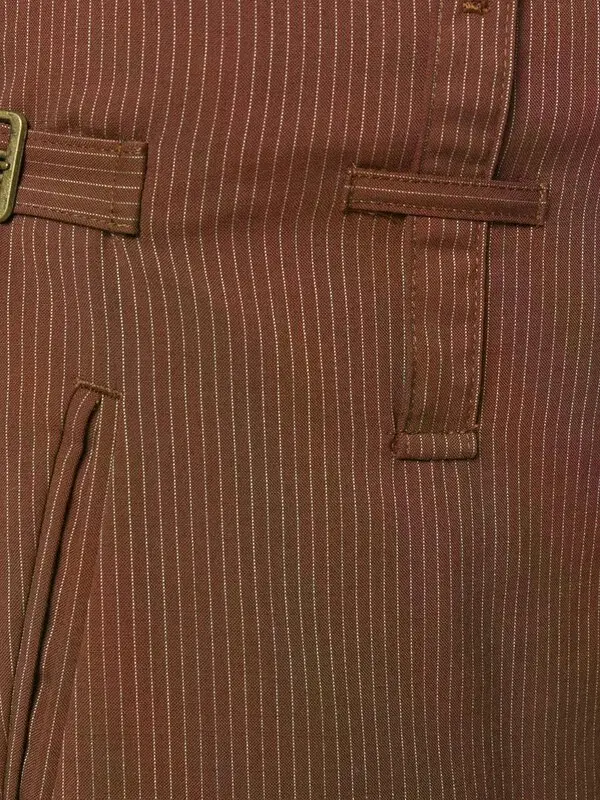 JEAN PAUL GAULTIER High-waist Striped Trousers
