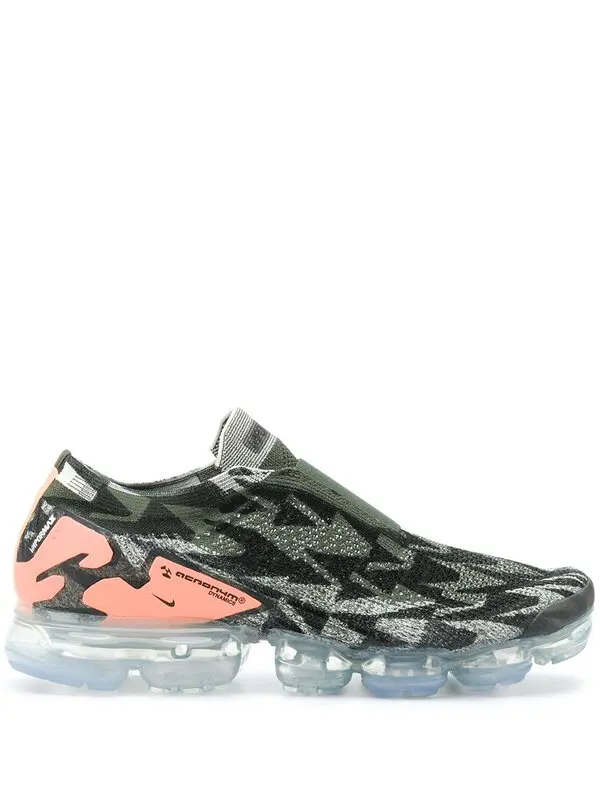 Nike X Acronym Vapormax Moc 2 Flyknit Sneakers - Green
