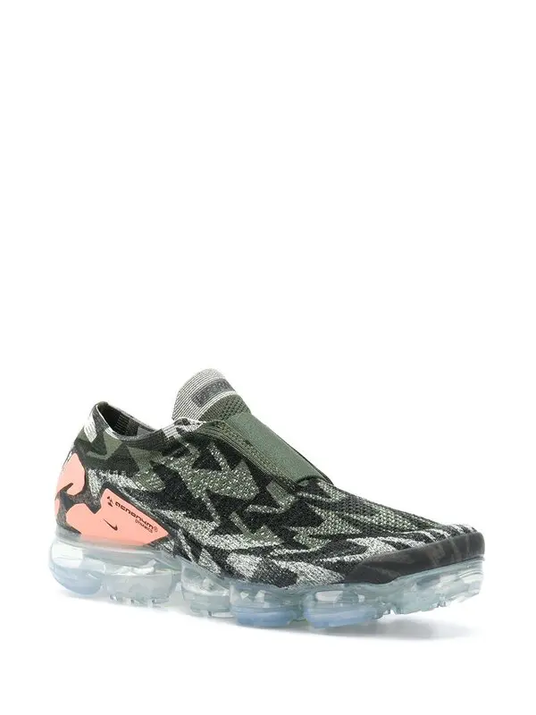 Nike X Acronym Vapormax Moc 2 Flyknit Sneakers - Green