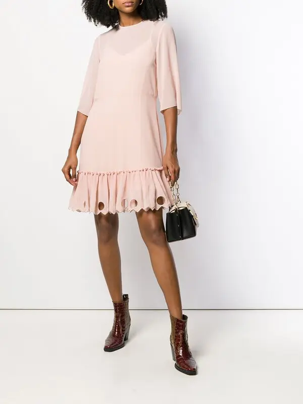 See By Chloé Ruffled Hem Dress