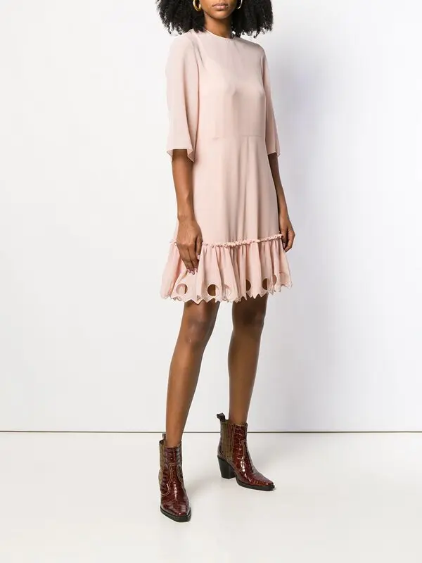 See By Chloé Ruffled Hem Dress