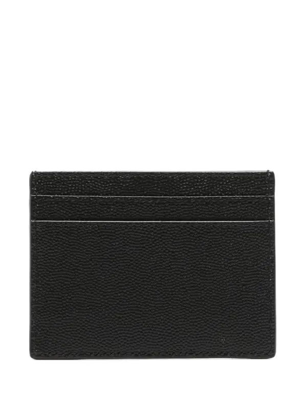 Saint Laurent Paris Credit Card Case In Grain De Poudre Leather