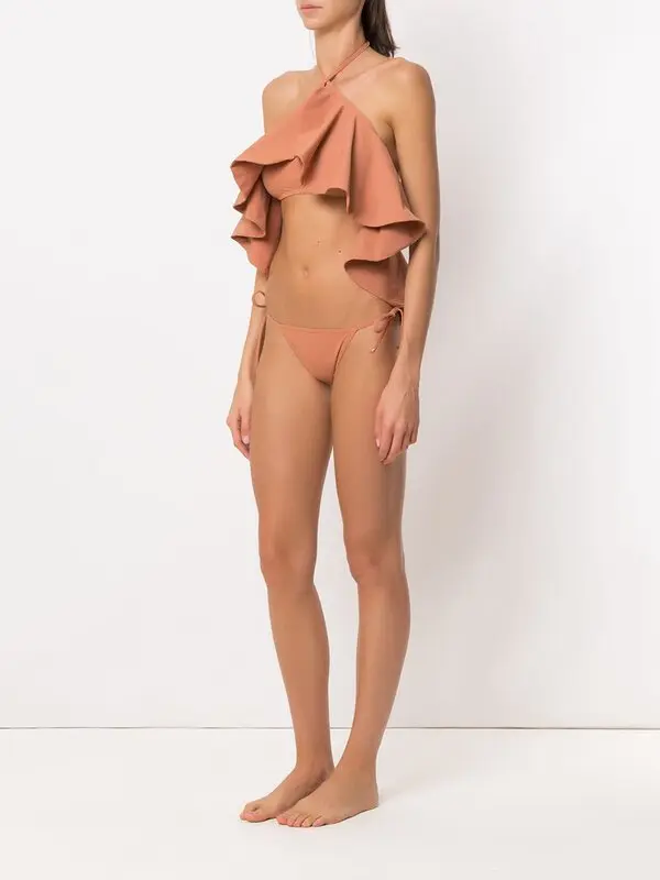 AMIR SLAMA Ruffled Swimsuit