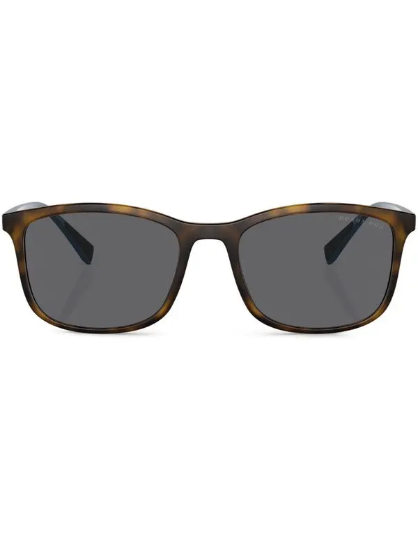 Prada Square-frame Sunglasses - Brown