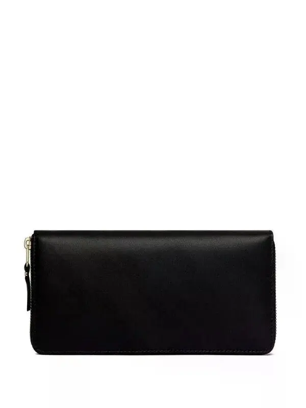 Comme Des Garçons Zip-around Leather Wallet - Black