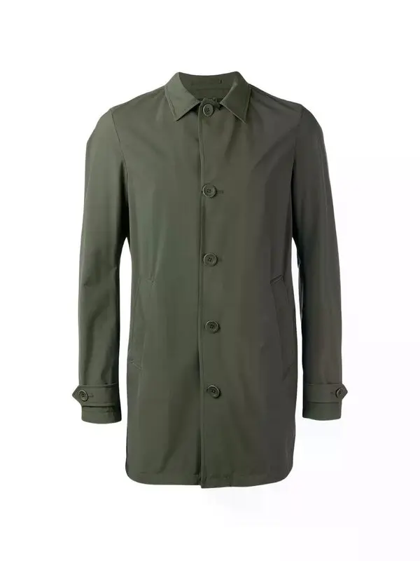 Herno Buttoned Short Coat - Green