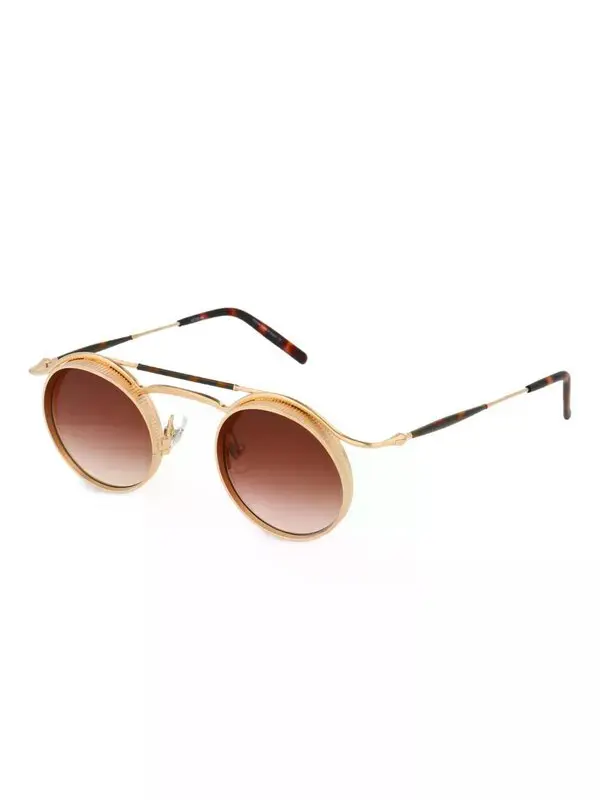 Matsuda Round Frame Sunglasses - Gold