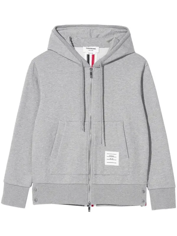 Thom Browne Rwb-stripe Cotton Hoodie