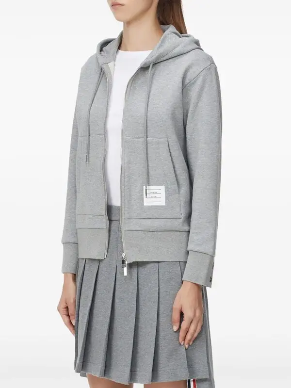Thom Browne Rwb-stripe Cotton Hoodie