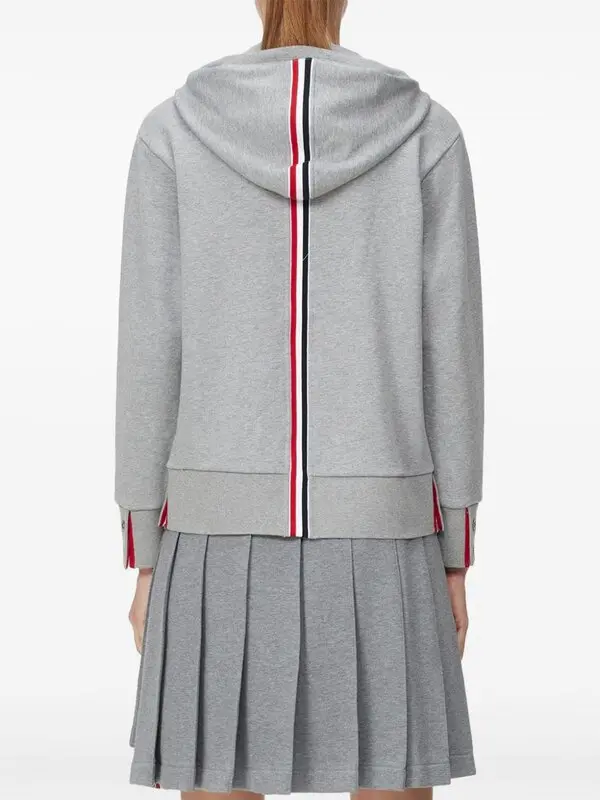Thom Browne Rwb-stripe Cotton Hoodie