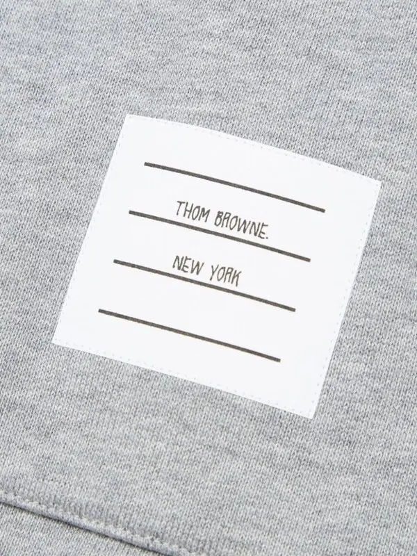 Thom Browne Rwb-stripe Cotton Hoodie