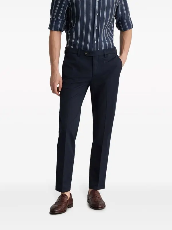 Brunello Cucinelli Button-fastening Chino Trousers - Blue