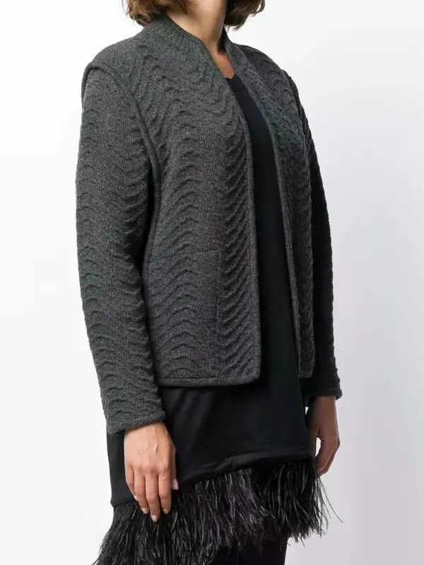 Issey Miyake 1980s Open Front Cardigan