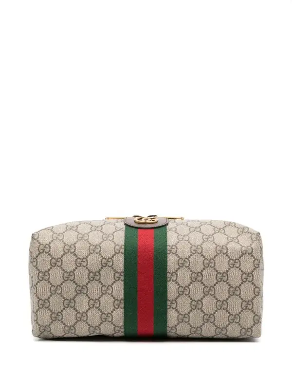 Gucci Ophidia Gg Wash Bag - Neutrals
