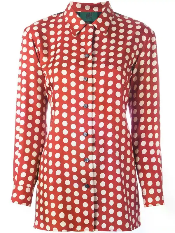 JEAN PAUL GAULTIER Dotted Vest Panel Shirt
