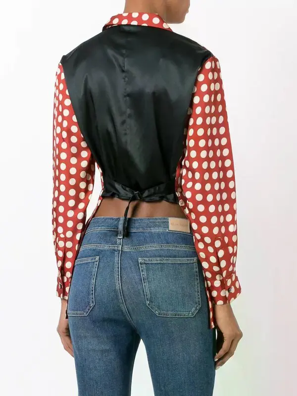 JEAN PAUL GAULTIER Dotted Vest Panel Shirt