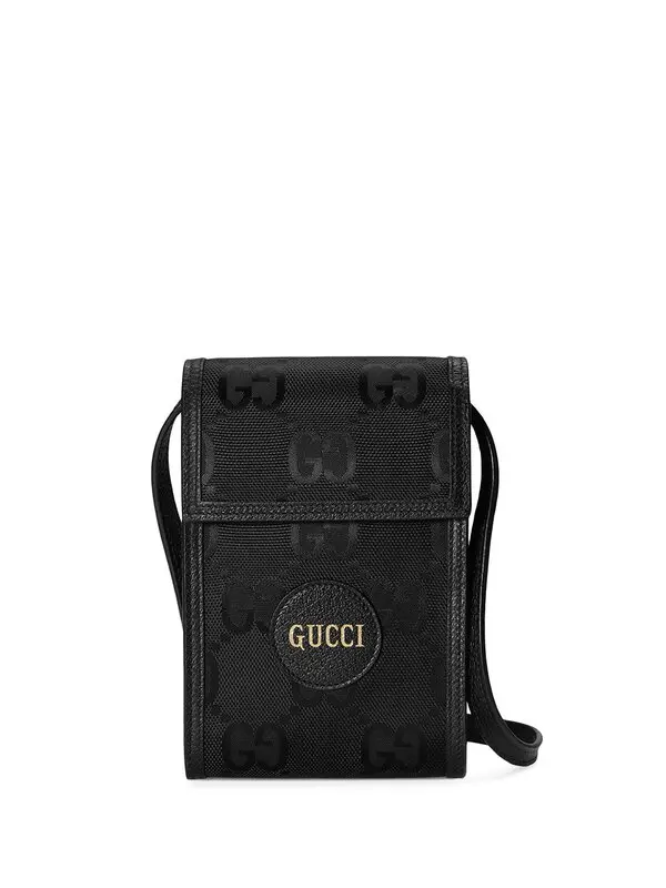 Gucci Off The Grid Gg Supreme Phone Pouch - Black | Editorialist