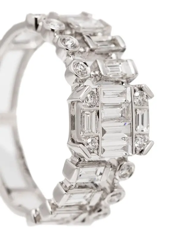 Shay 18k Gold Illusion Dot Dash Diamond Ring