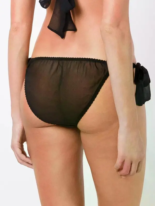 GILDA & PEARL Ava Tie-side Knickers - Black