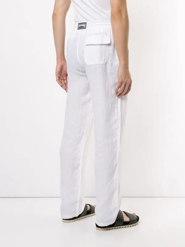 Vilebrequin Drawstring Straight-leg Trousers - White