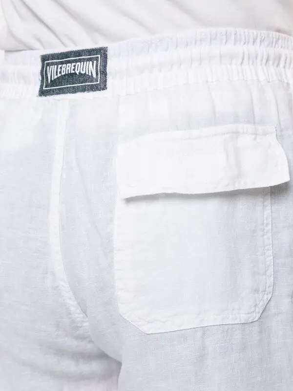Vilebrequin Drawstring Straight-leg Trousers - White