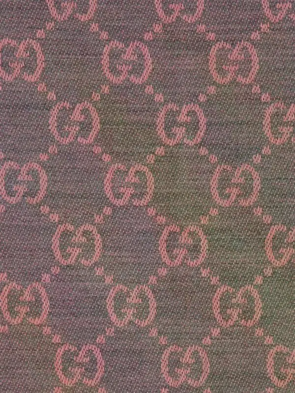 Gucci Gg Jacquard Wool Scarf