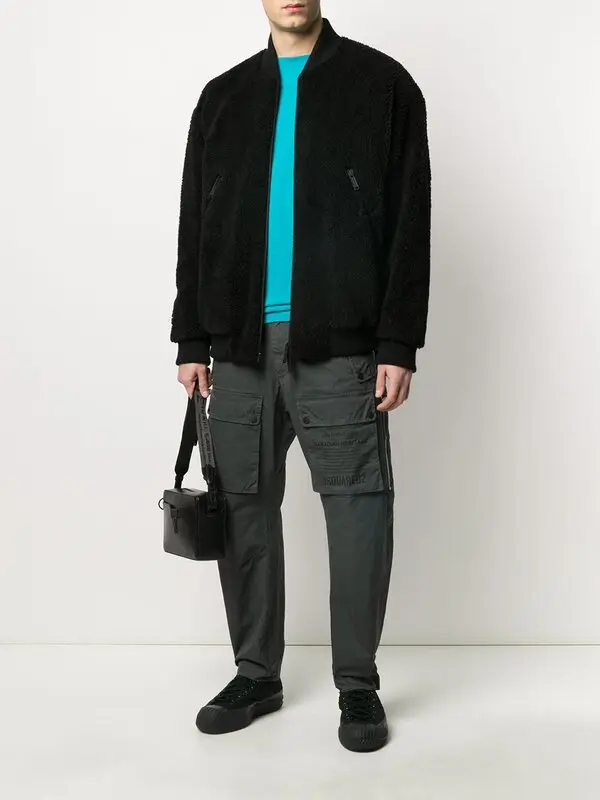 Dsquared2 Cargo Trousers With Printed Logo