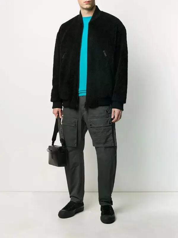 Dsquared2 Cargo Trousers With Printed Logo