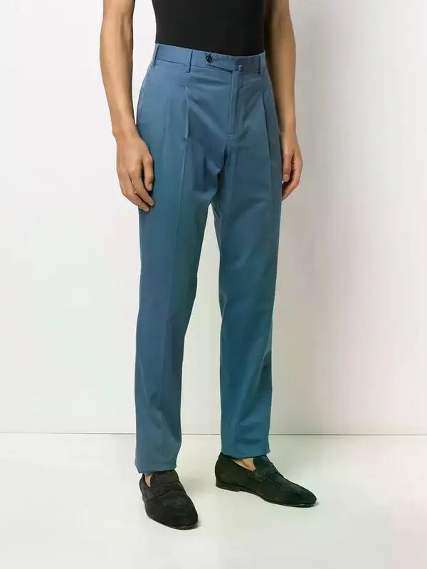 PT TORINO Straight Leg Double Pleat Trousers
