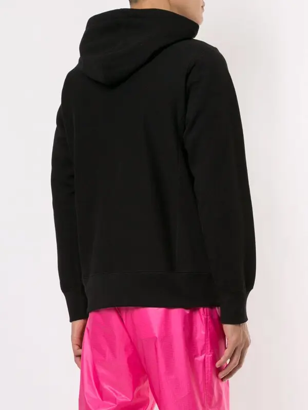 Supreme X Commes Des Garçons Logo-print Hoodie - Black