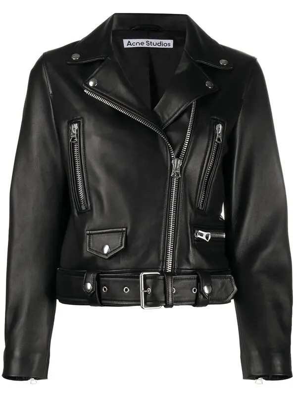 Acne Studios Leather Biker Jacket