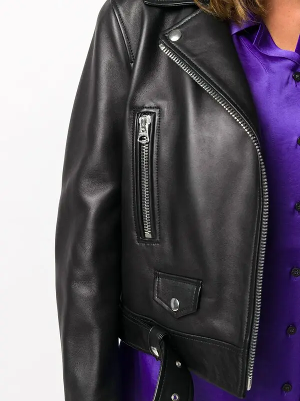 Acne Studios Leather Biker Jacket