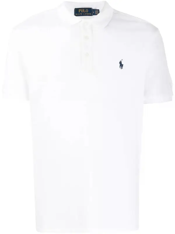 Polo Ralph Lauren Jersey Polo Shirt - White