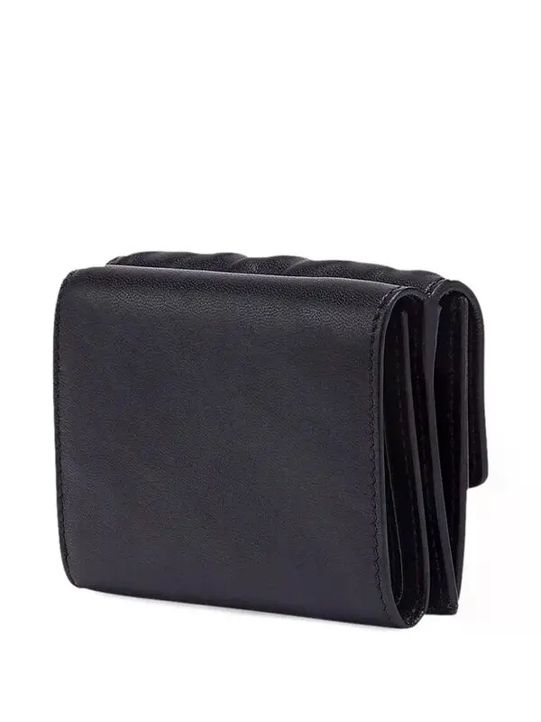 Fendi Monogram-pattern Leather Wallet - Black
