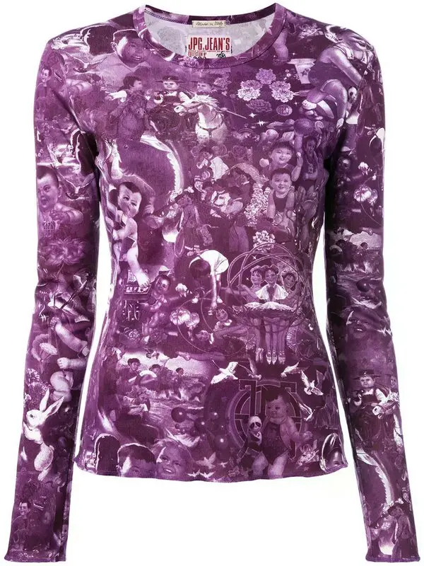 JEAN PAUL GAULTIER Babies Print T-shirt - Pink