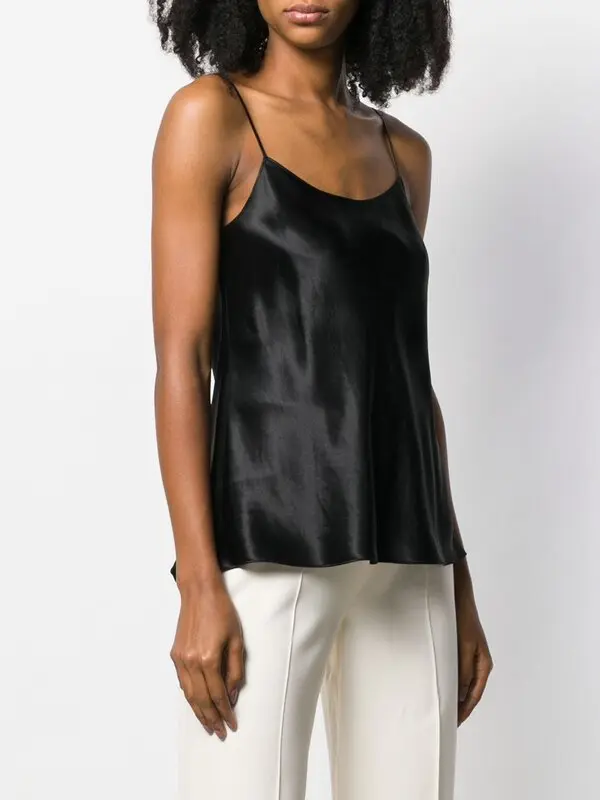 Vince Metallic Vest - Black