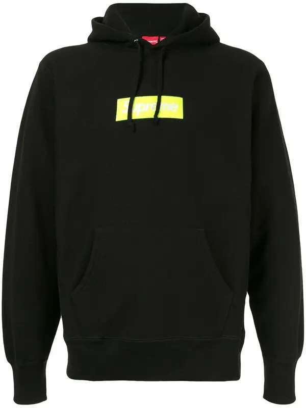 Supreme Box Logo Hooded Sweatshirt - Black
