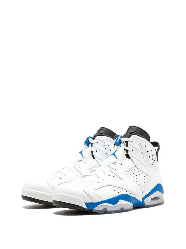 JORDAN Air 6 Retro Sport Blue Sneakers - White