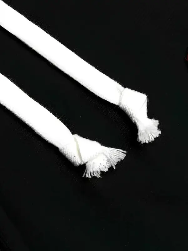 Play Comme Des Garcon Zip-up Hoodie With Heart Patch - Black
