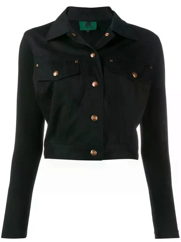 JEAN PAUL GAULTIER Snap Cropped Jacket