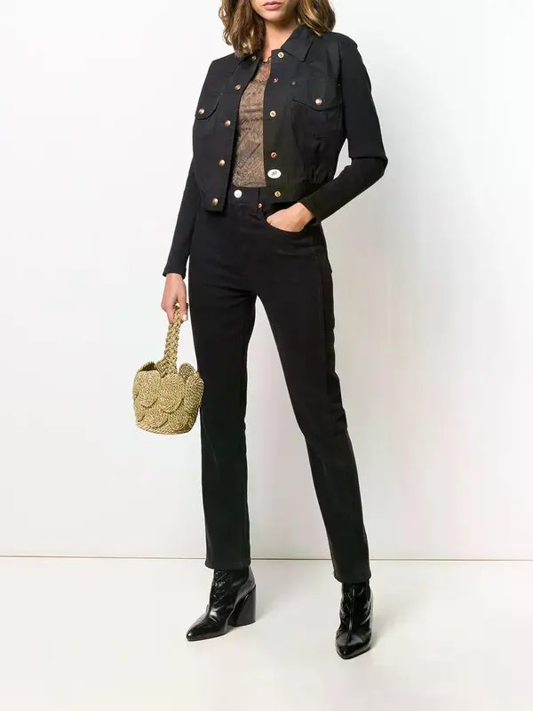 JEAN PAUL GAULTIER Snap Cropped Jacket