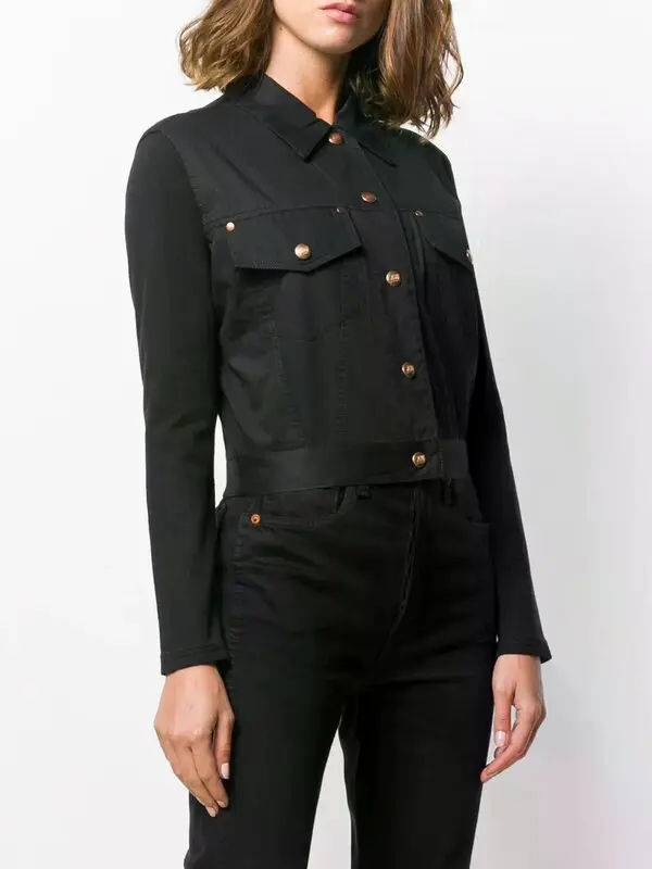 JEAN PAUL GAULTIER Snap Cropped Jacket